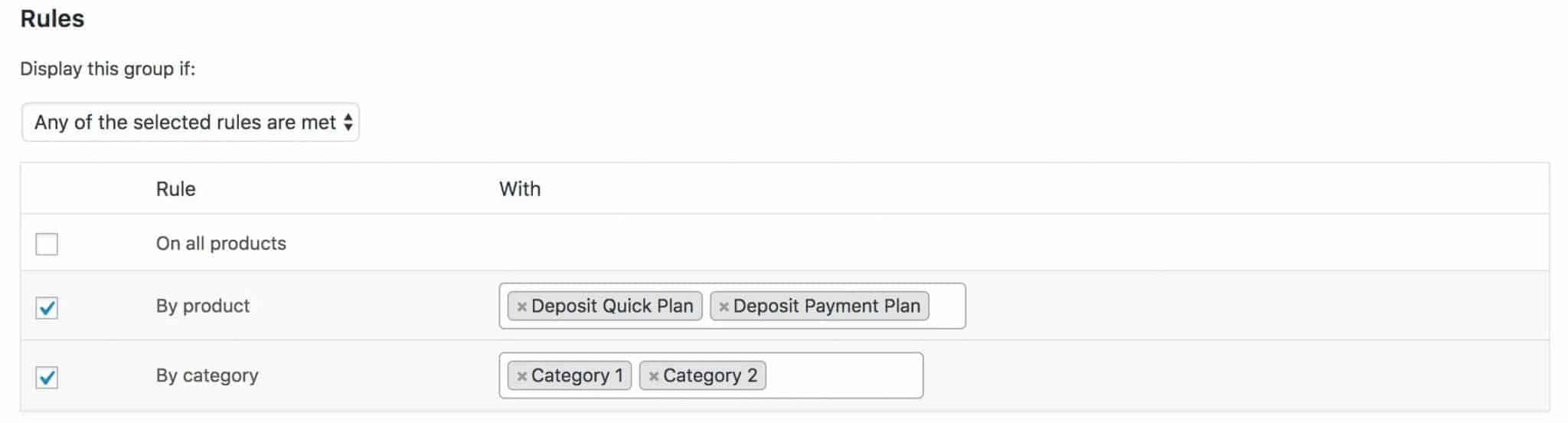 WooCommerce Product Add Ons Ultimate: global add-ons