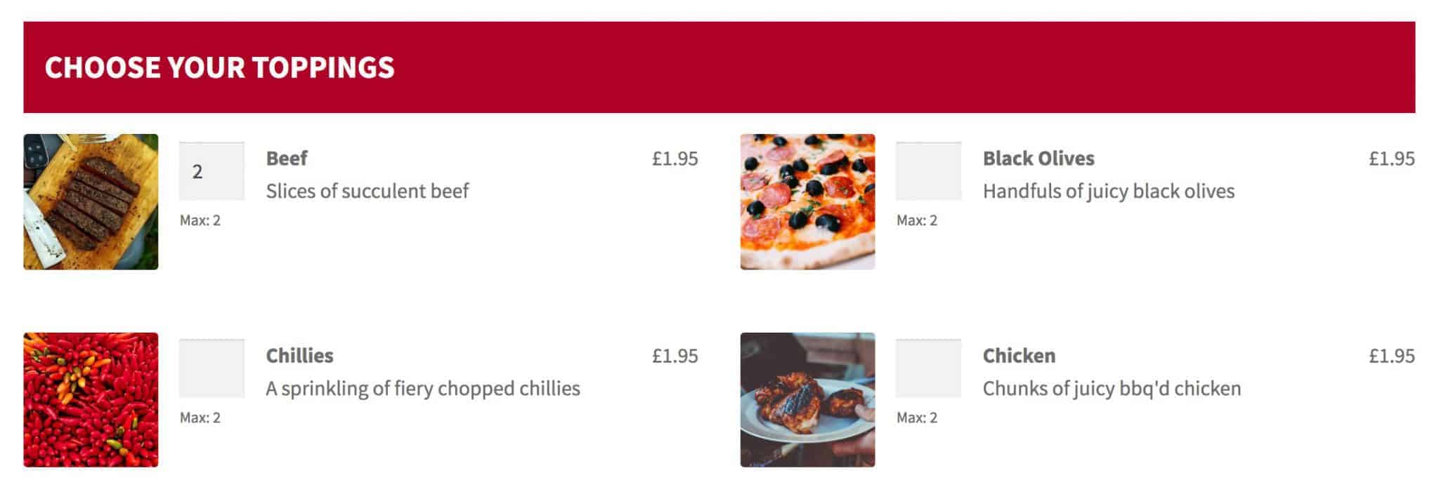 WooCommerce pizza: how to create a WordPress pizza builder