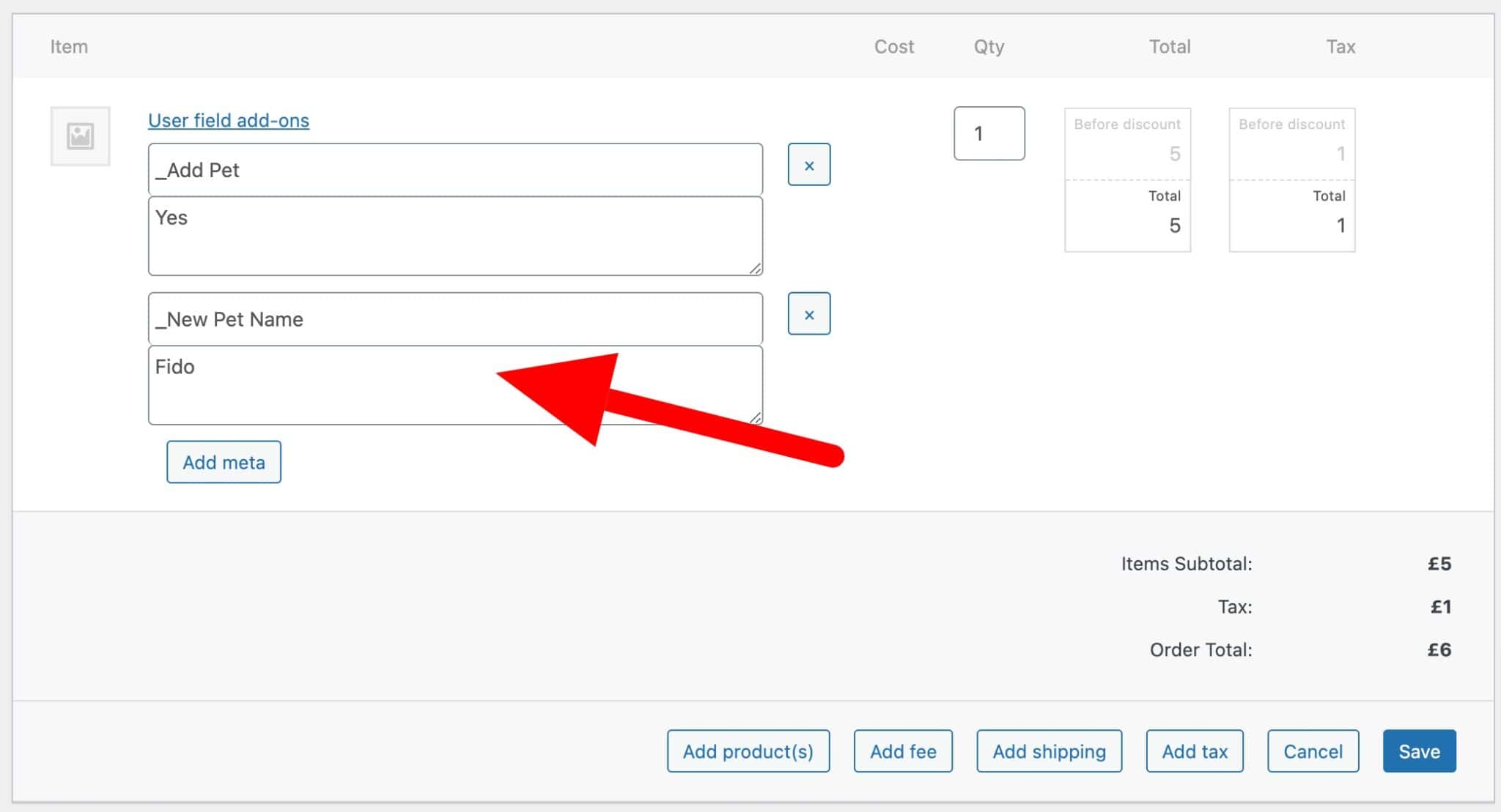 How to edit add-ons in existing orders - Plugin Republic