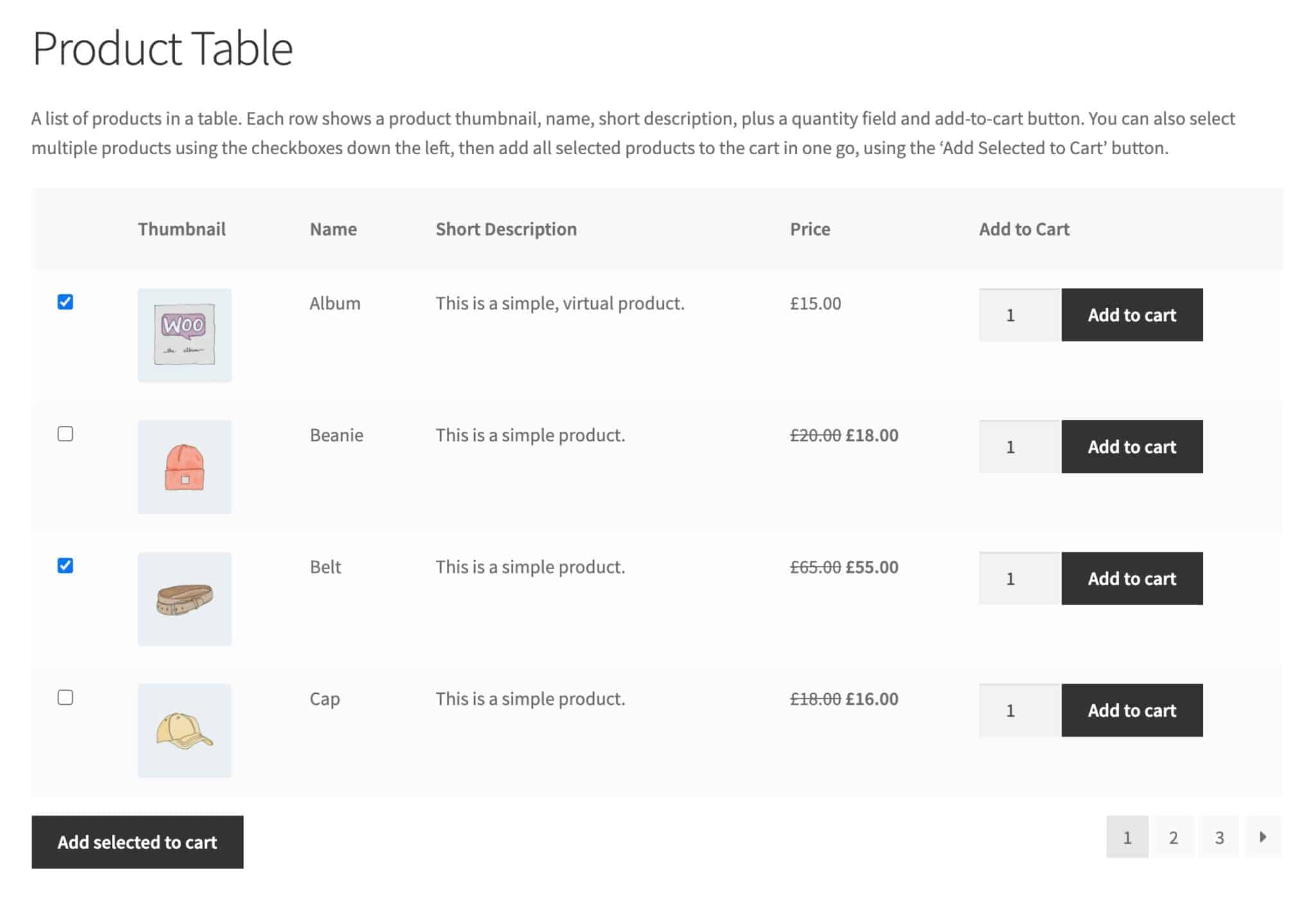 How to add multiple products to the cart at once in WooCommerce