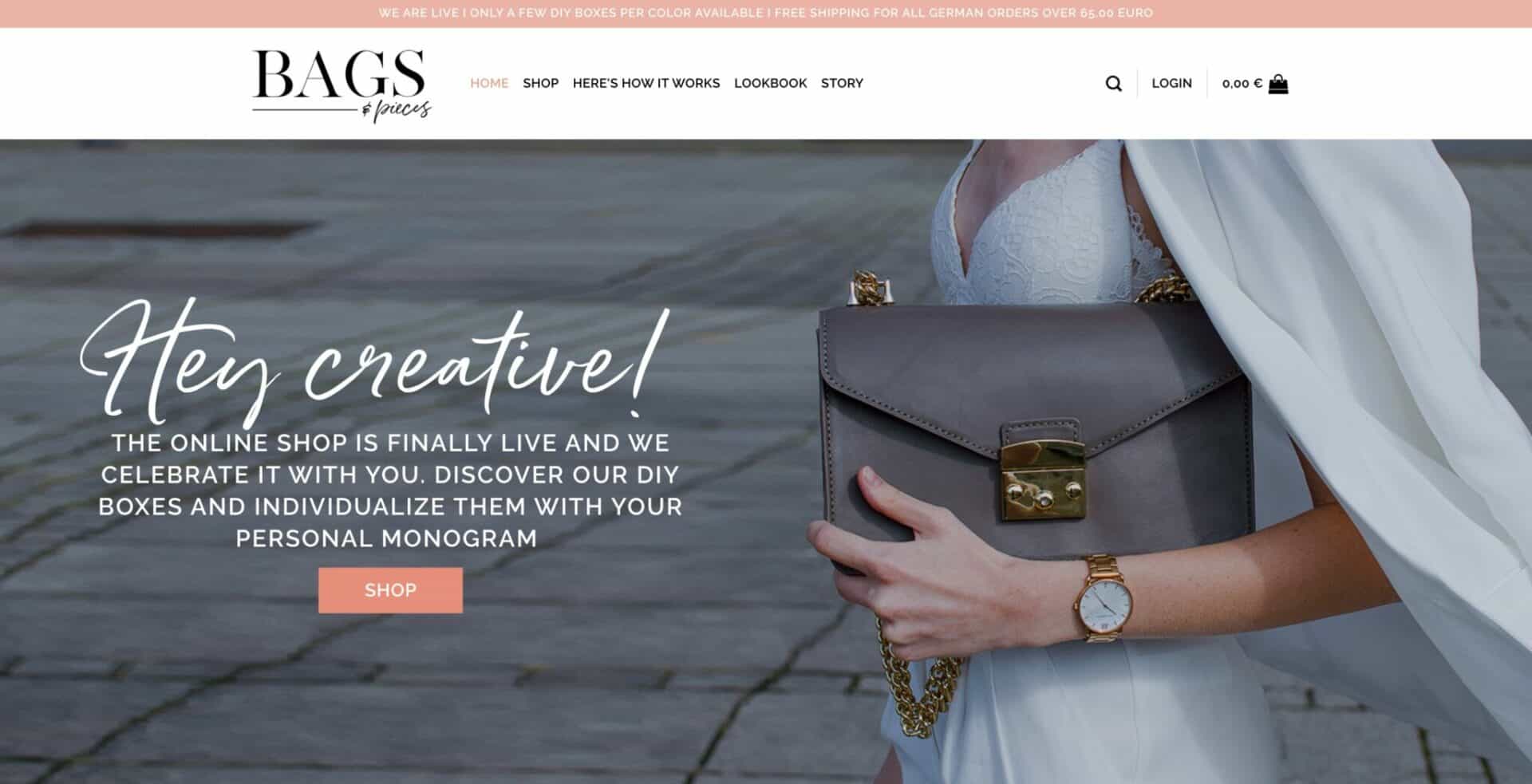 How BAGS & PIECES use Add-Ons Ultimate to sell DIY handbag kits