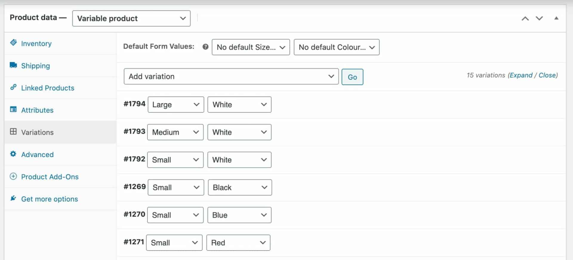 How To Create Bulk Variations Forms In Woocommerce