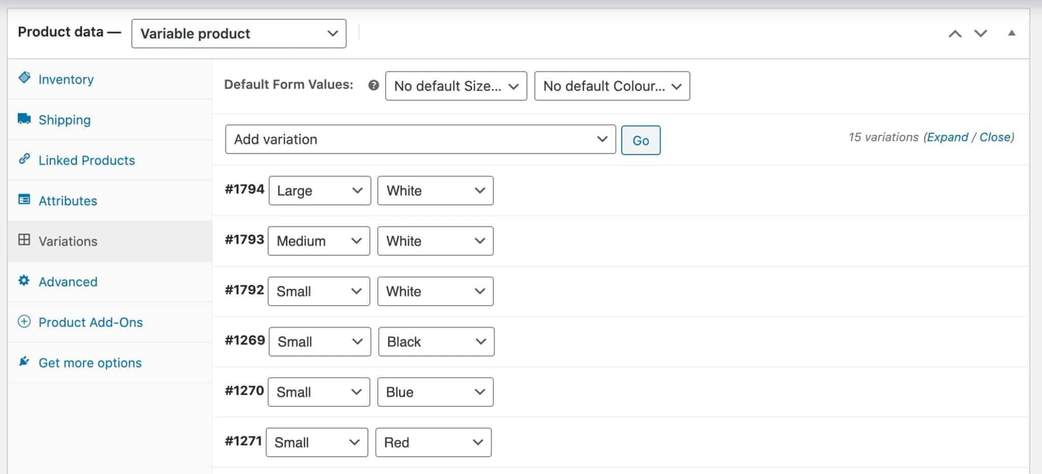 How To Create Bulk Variations Forms In Woocommerce
