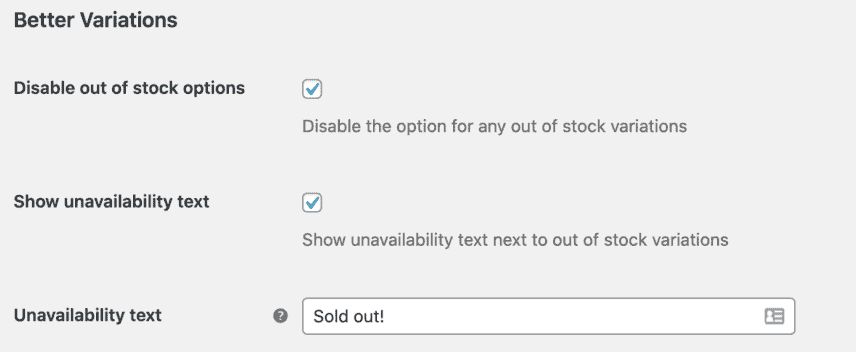 How to grey out WooCommerce variations that are out of stock