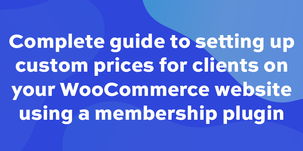 How to set up custom prices in WooCommerce: 10 methods