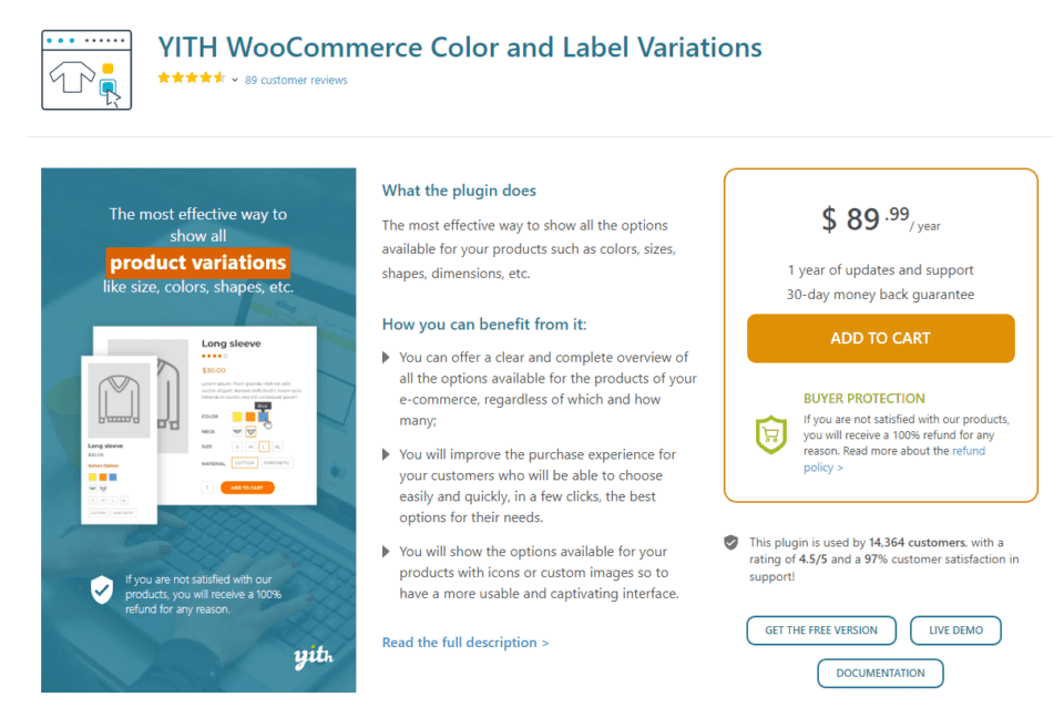10+ best WooCommerce plugins for product variations