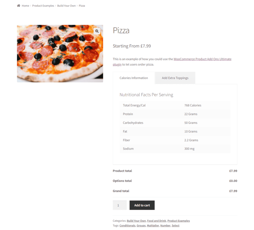 How to add extra information tabs in WooCommerce