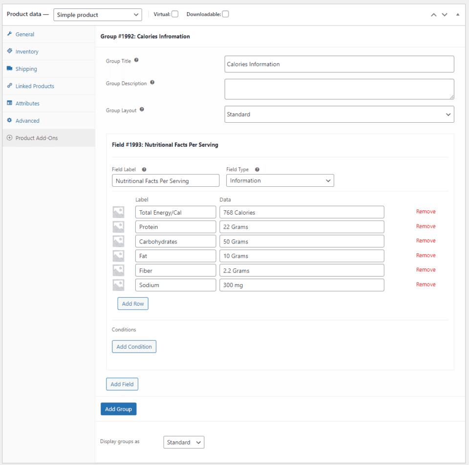 How to add extra information tabs in WooCommerce