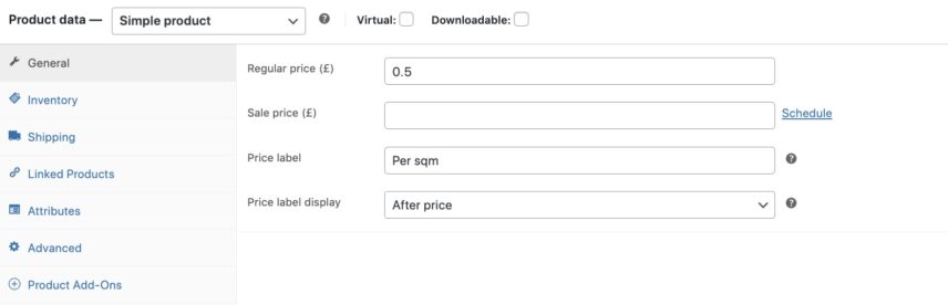 How to set price per unit in WooCommerce