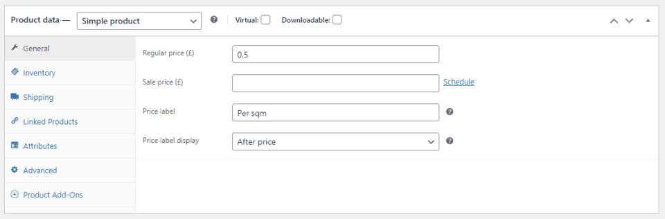 How to set price per unit in WooCommerce