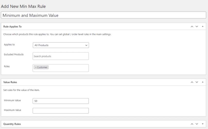 How to set minimum order amounts in WooCommerce
