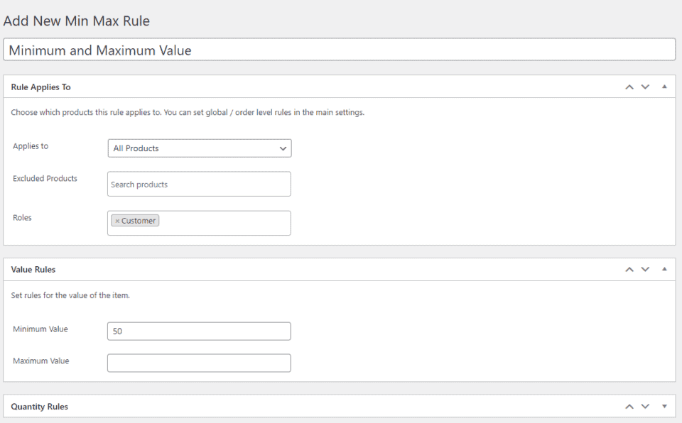 How to set minimum order amounts in WooCommerce