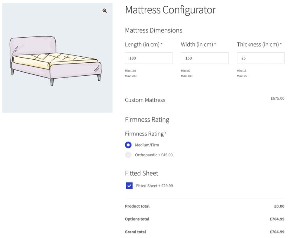 How to create configurable products in WooCommerce
