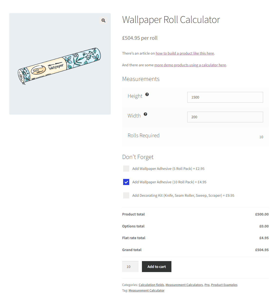 How to set prce by formula calculator in WooCommerce