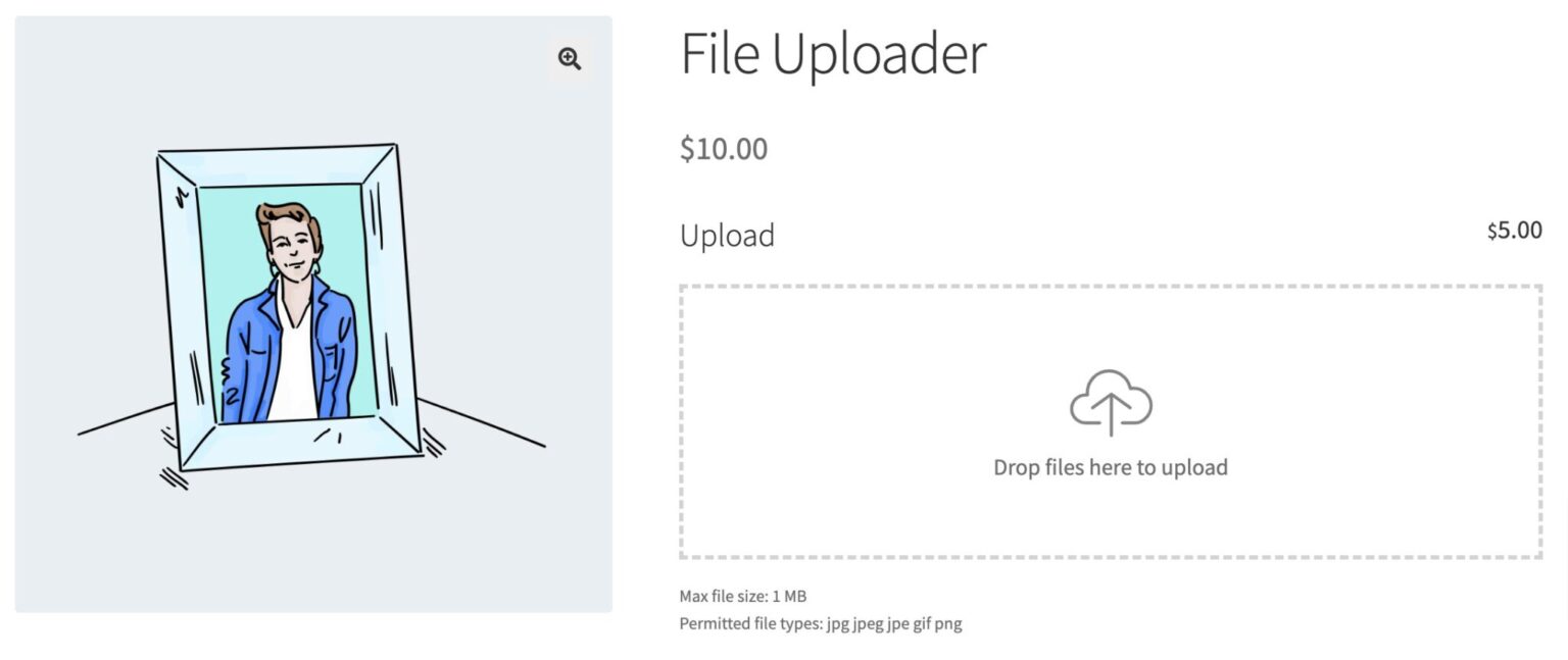 How to add a drag and drop multiple file uploader to WooCommerce