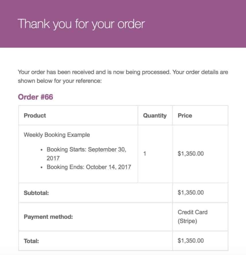Bookings for WooCommerce - WooCommerce bookings plugin