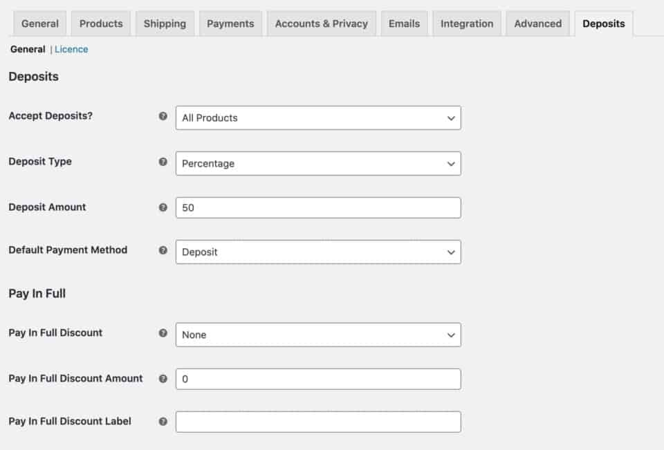 WooCommerce Deposits and Part Payments Plugin