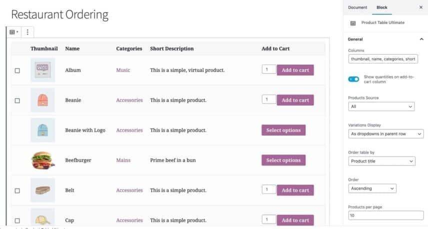 WooCommerce Product Table Plugin - Plugin Republic