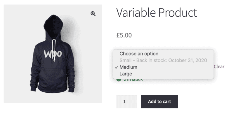 How to grey out WooCommerce variations that are out of stock