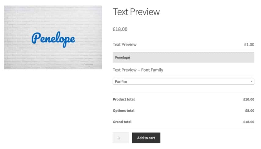 WooCommerce Live Text Preview Plugin - Plugin Republic