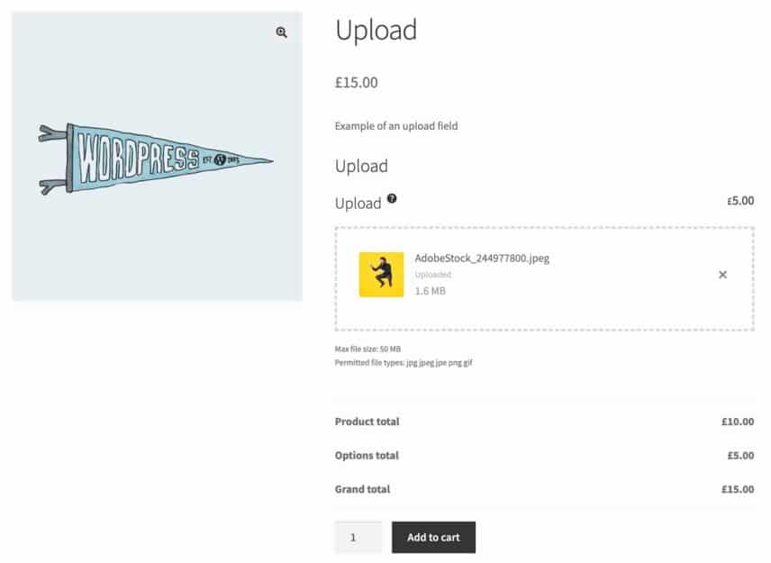 WooCommerce Product Add-Ons Ultimate: custom fields and extra options